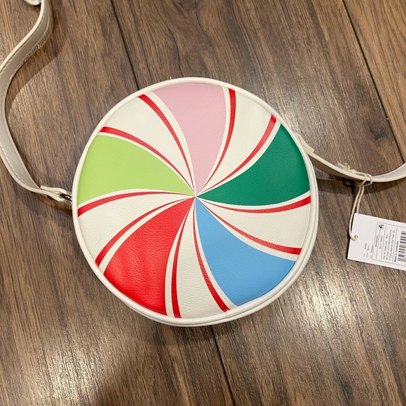 Mad Love | Bags | Nwt Mad Love Christmas White Multicolor Peppermint ...